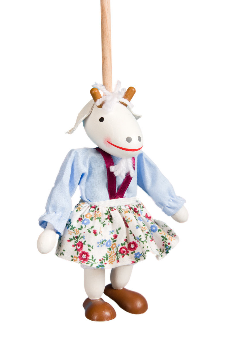 Young Blue Goat Puppet - Le Monde de La Marionnette – Le Monde De La ...