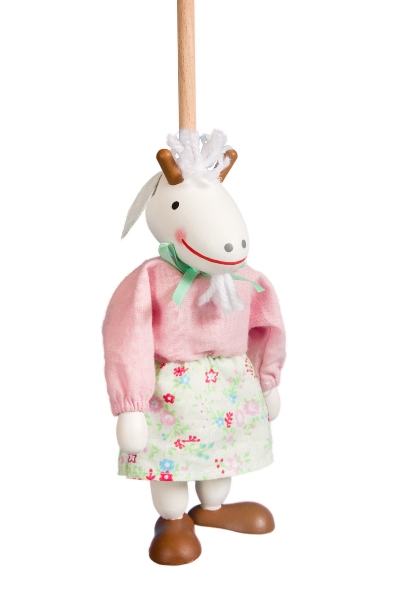 Young Pink Goat Puppet - Le Monde de La Marionnette – Le Monde De La ...